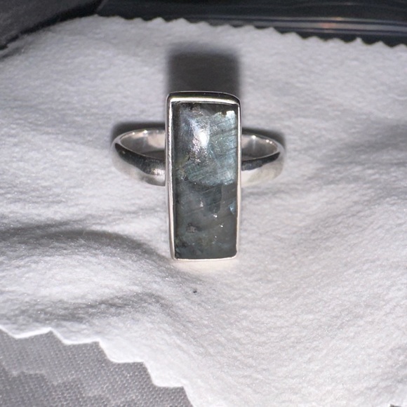 Jewelry | Larvikite Black Moonstone Ring | Poshmark